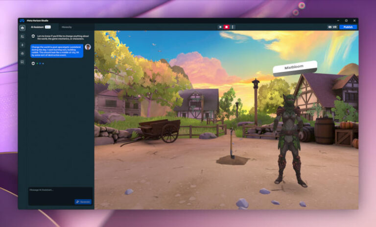 Meta Unveils Its Virtual World Editor – Horizon Studio – verseherald.com